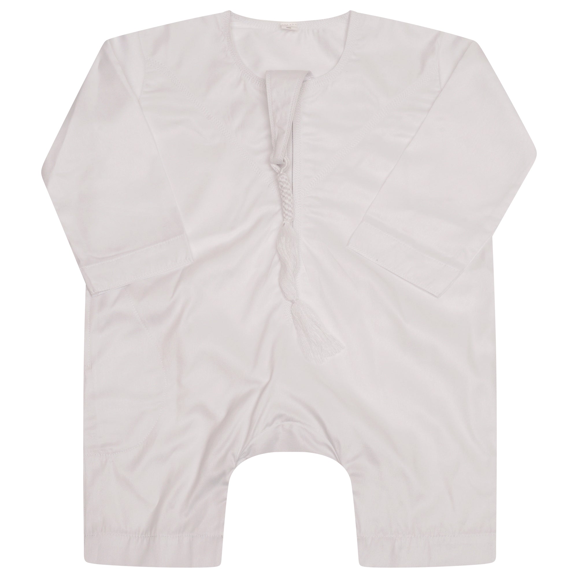 White Baby Romper Thobe